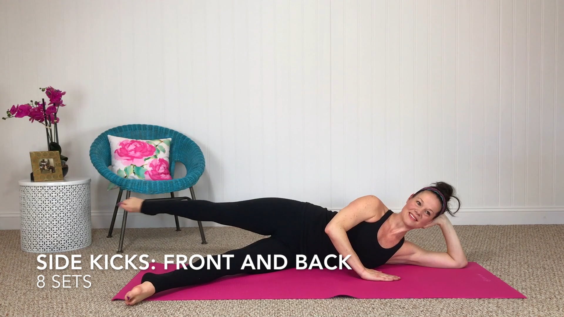 Side Kicks: Front and Back - Carrie Pages Pilates